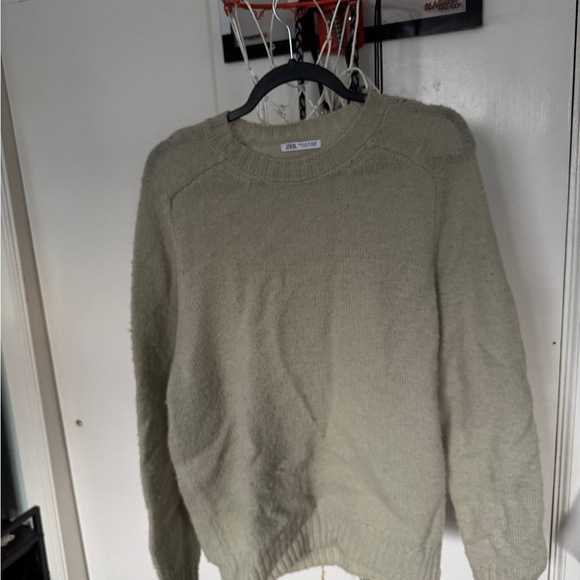 Zara | Sweaters | Zara Mens Cream Sweater | Poshmark